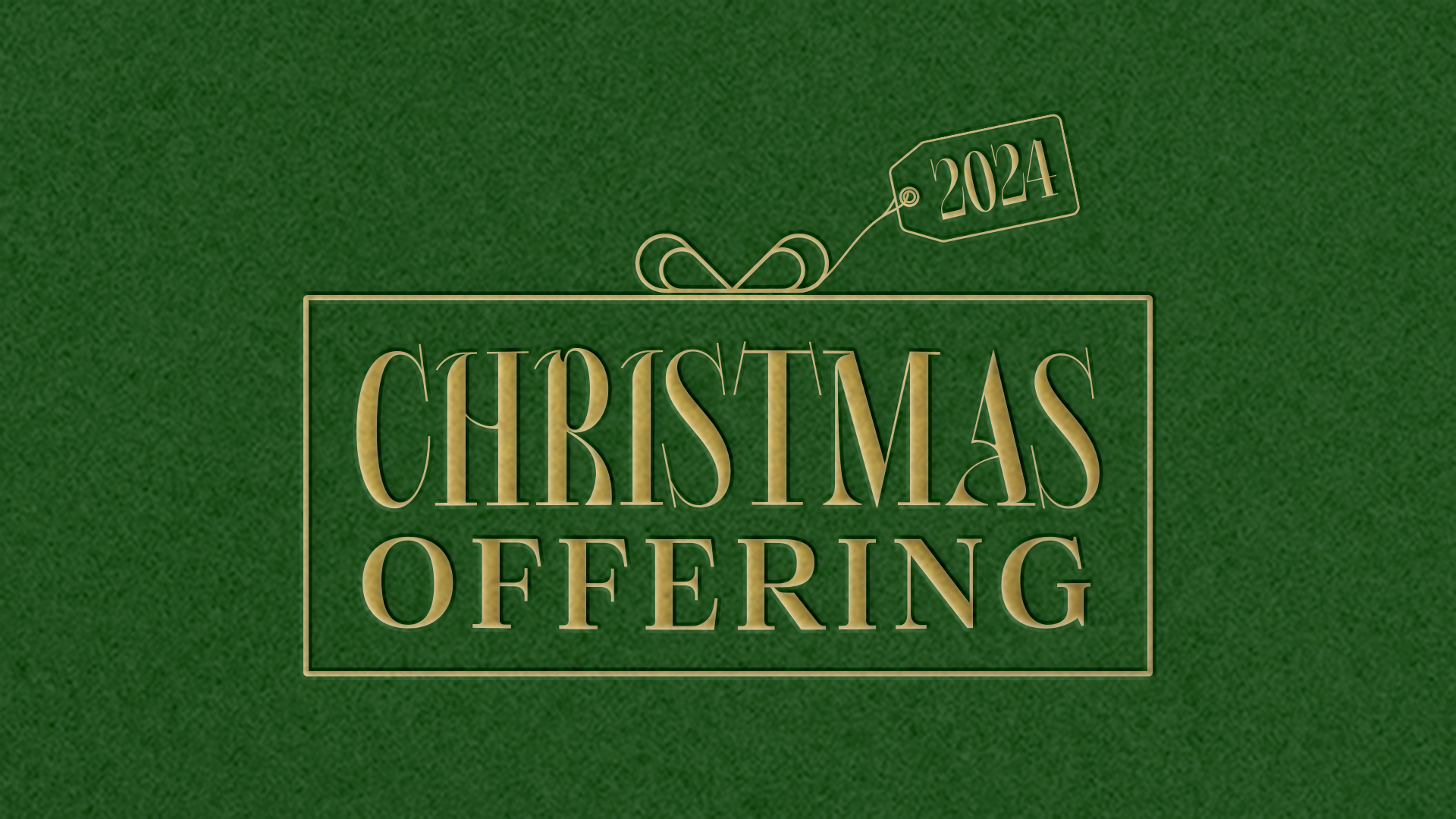 Christmas Offering - Granger Community Church